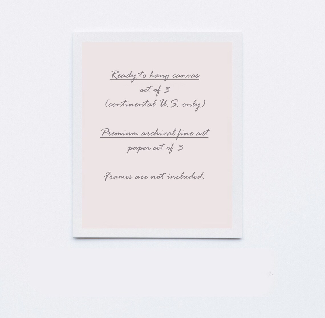 Large Horizontal Wall Art, Set of 3 Abstract Prints, Long Modern Canvas ...