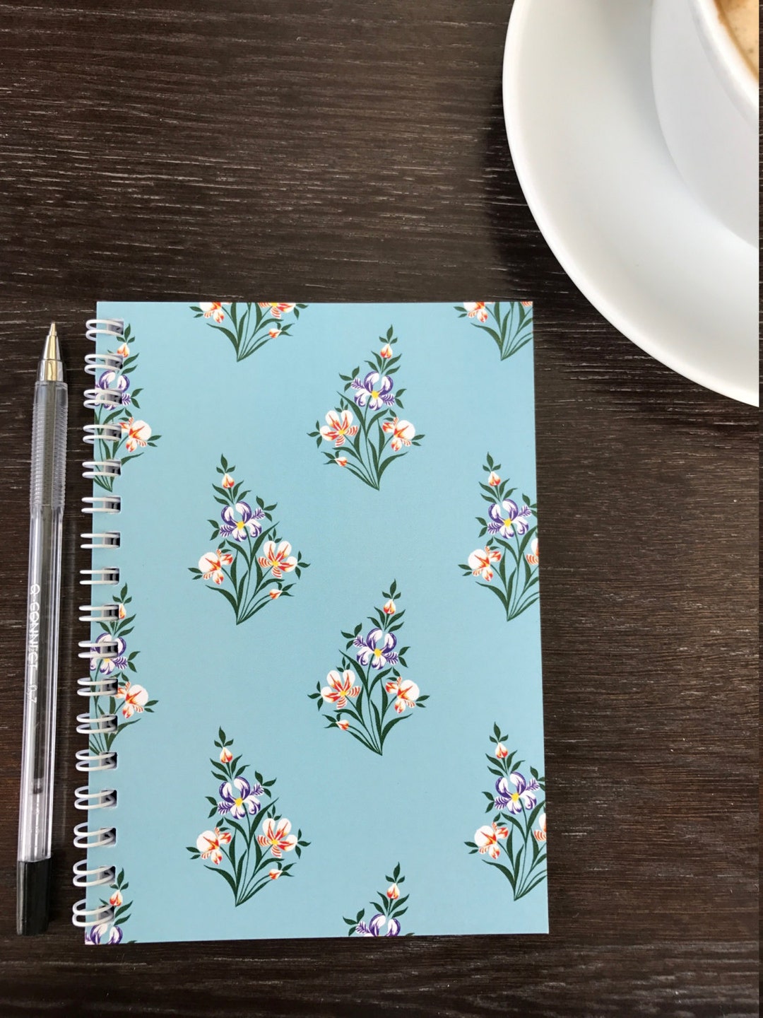 Duck Egg Iris A6 Notebook - Etsy