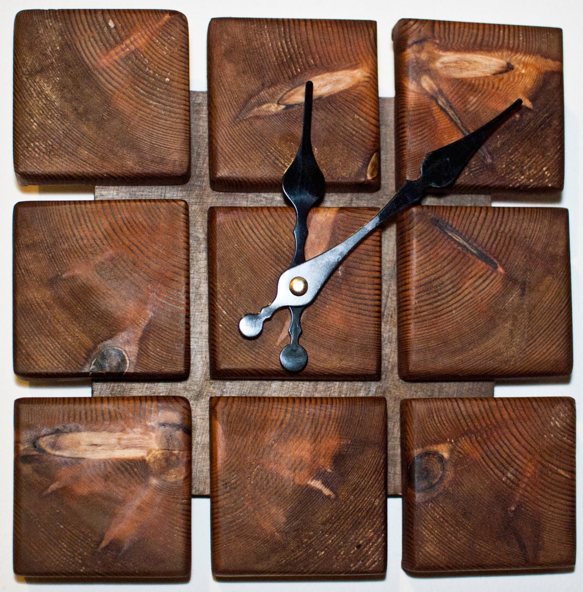 Handmade Wooden Clock - Etsy