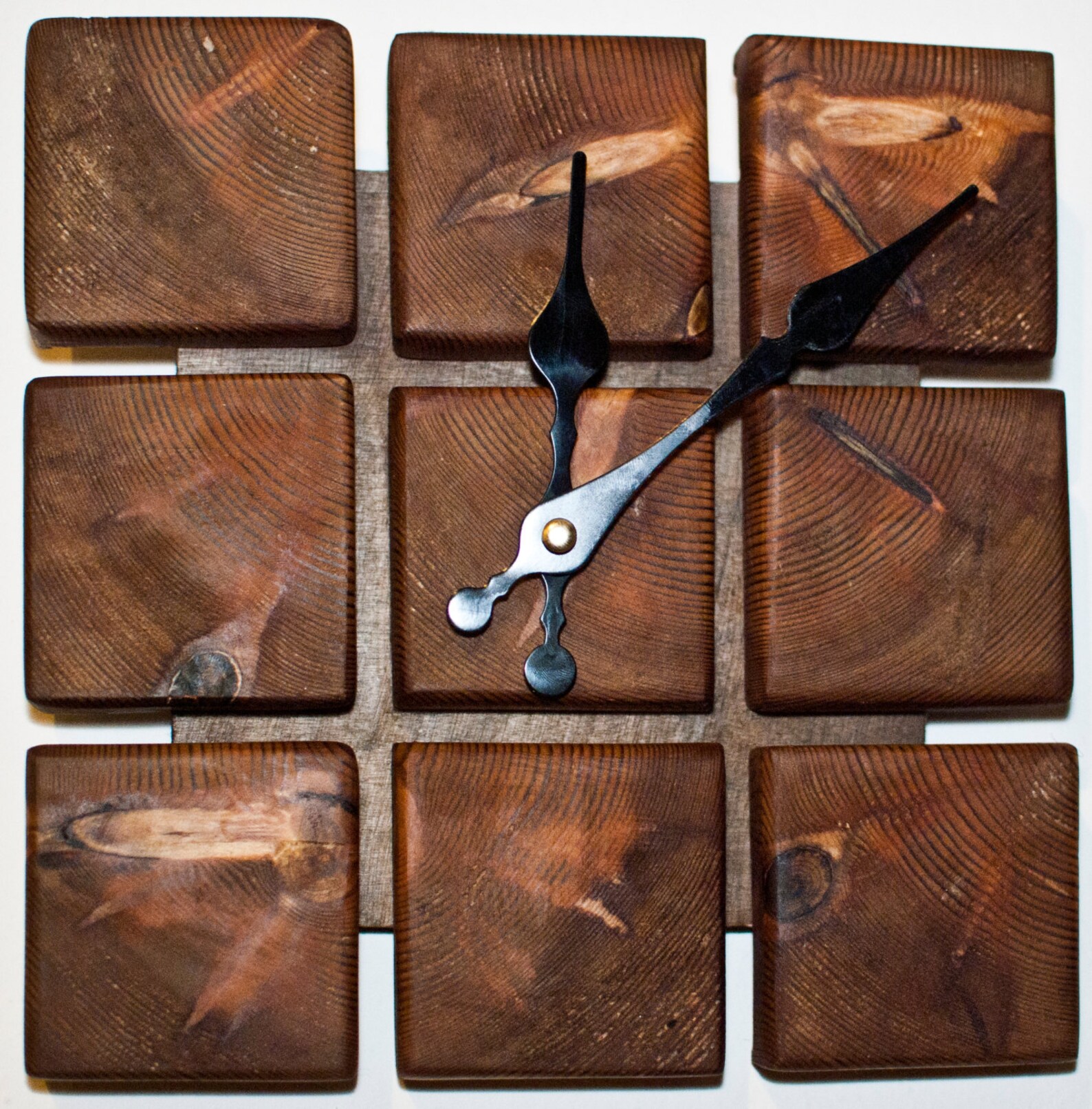 Handmade Wooden Clock - Etsy