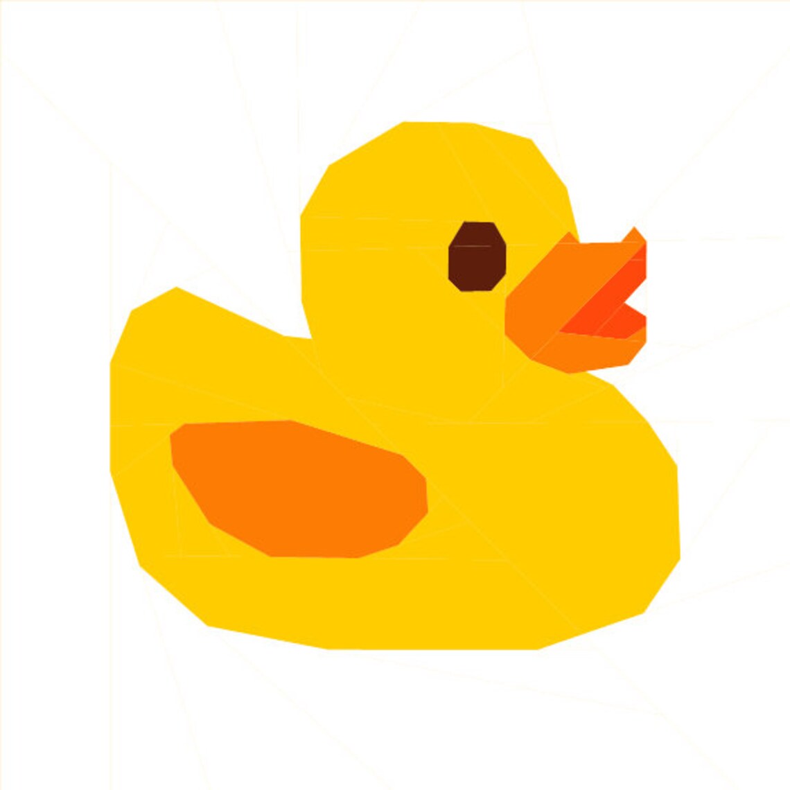 Rubber Duck FPP Foundation Paper Piecing Quilting Pattern - Etsy