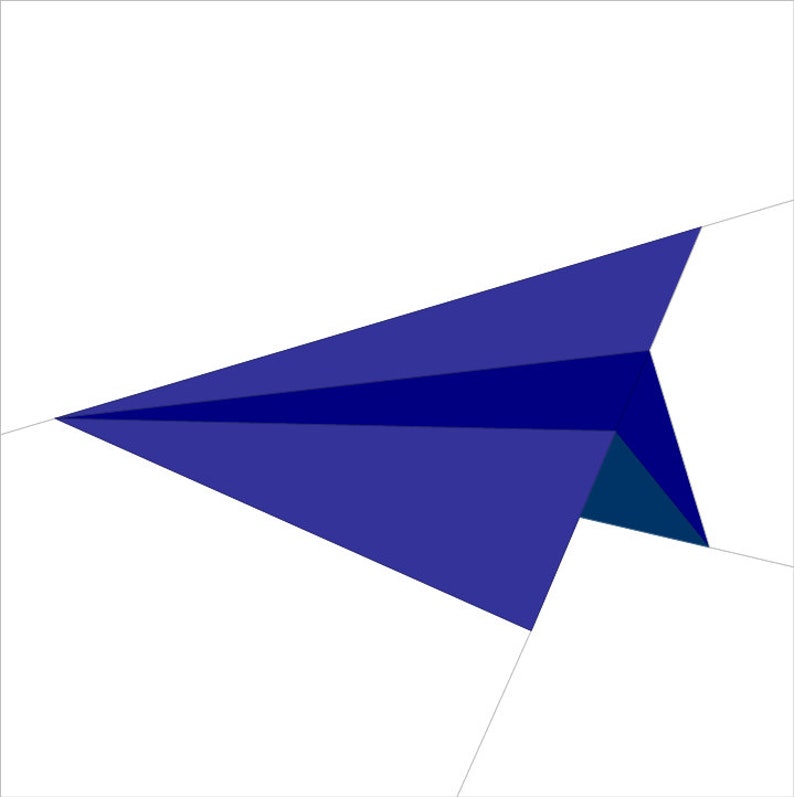 Paper Plane FPP Foundation Paper Piecing Quilting Pattern - Etsy
