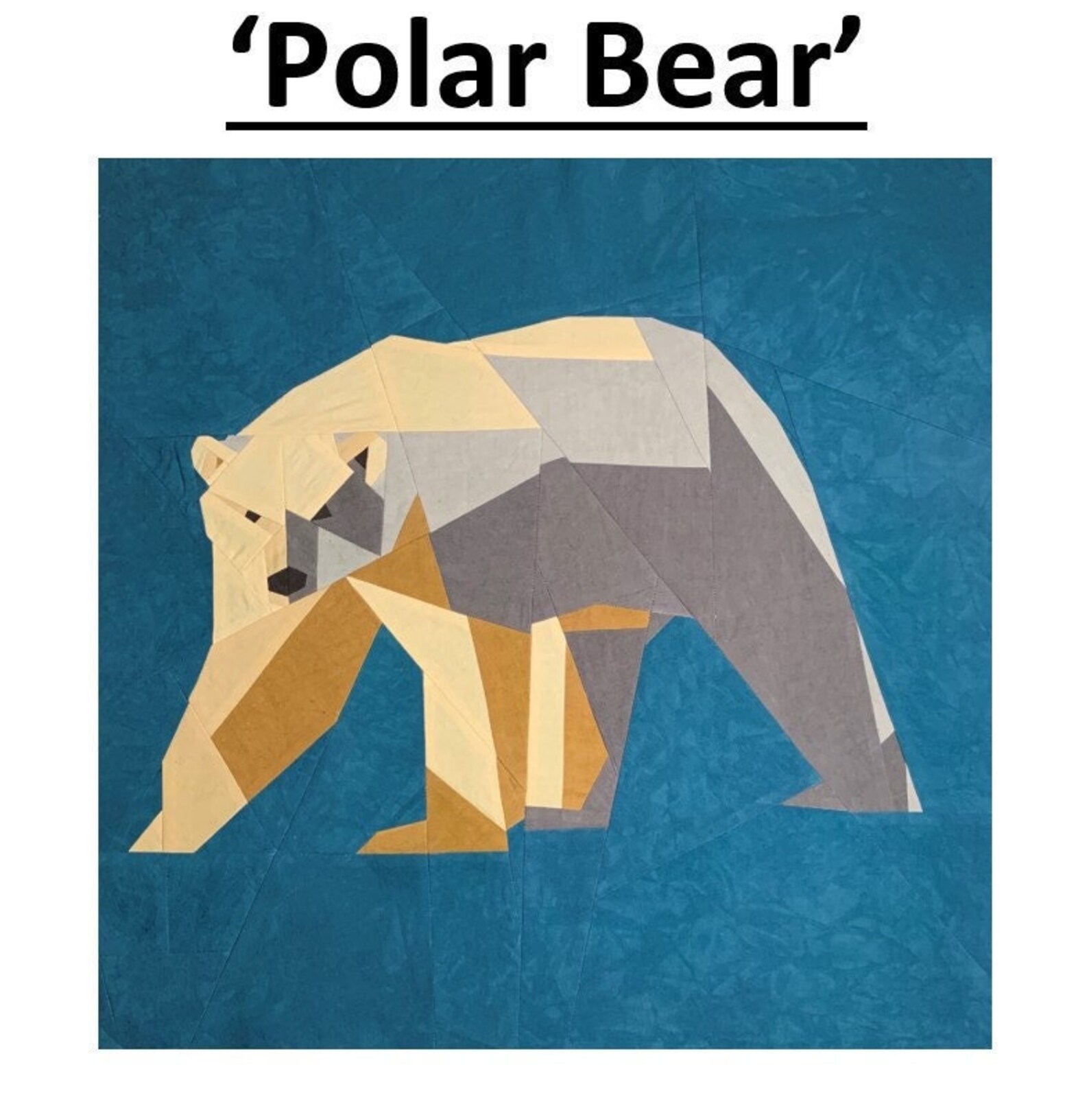 Polar Bear - FPP Foundation Paper Piecing Block Pattern - Etsy