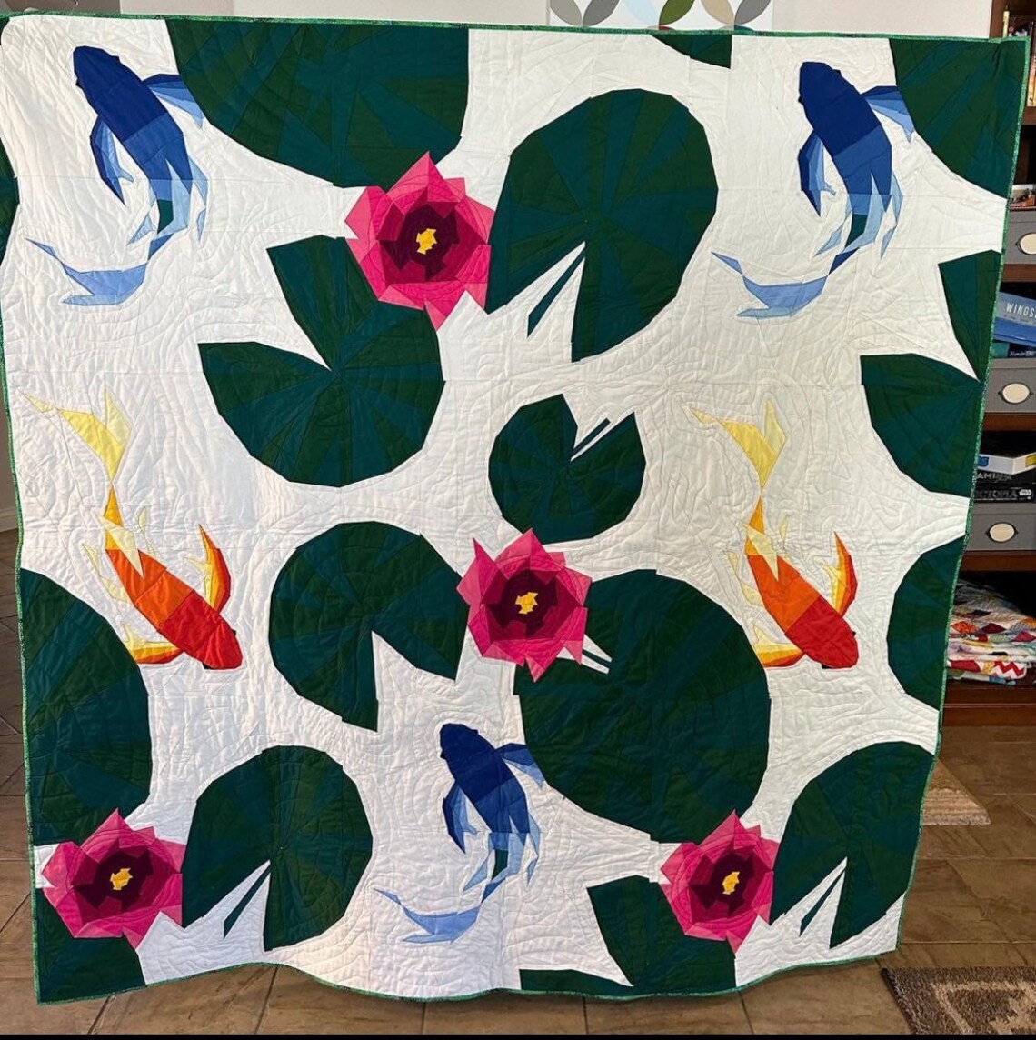 The Koi Pond FPP Project Pattern - Etsy