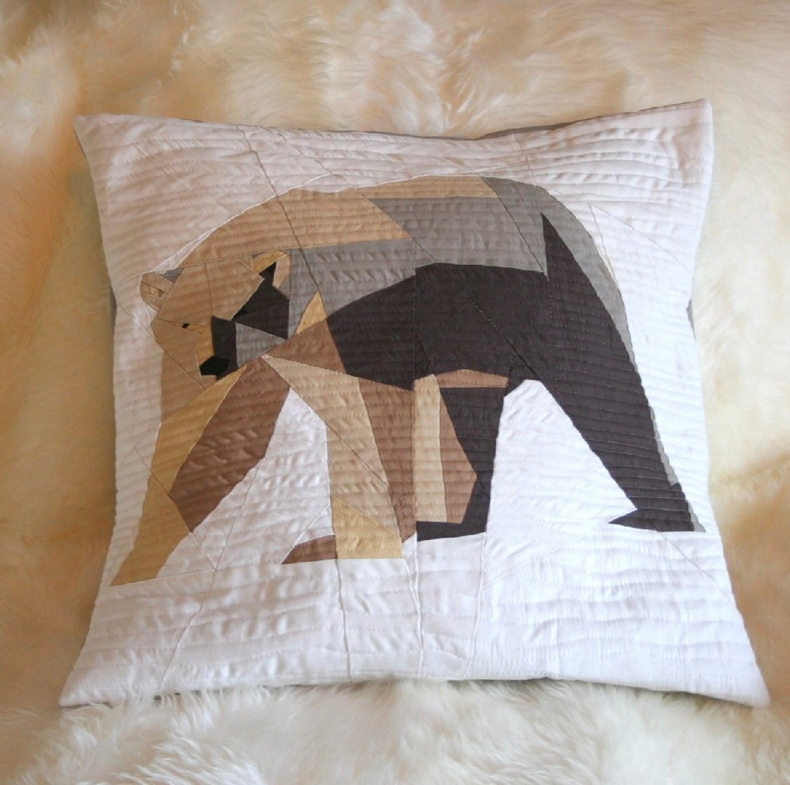 Polar Bear - FPP Foundation Paper Piecing Block Pattern - Etsy UK