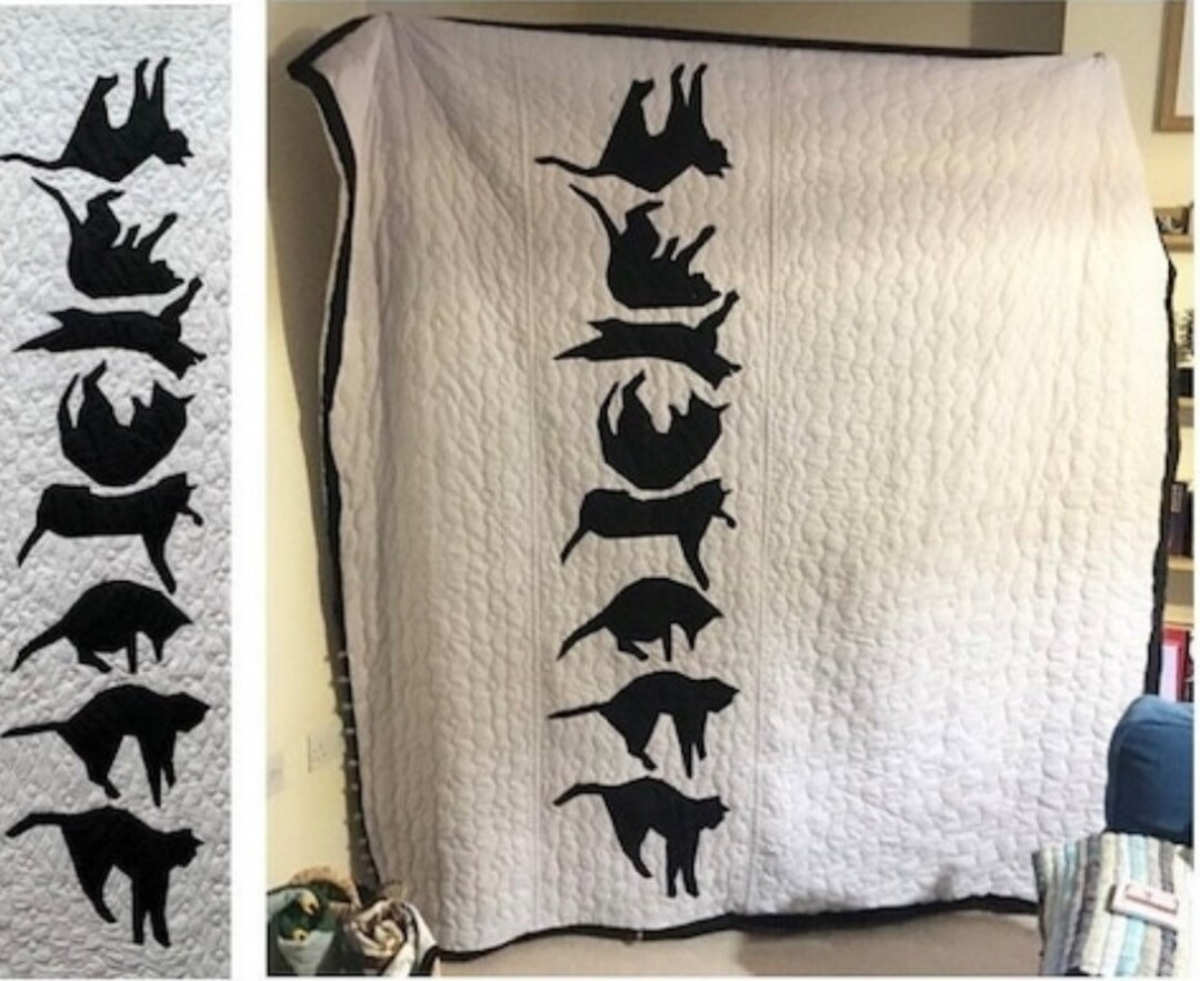 Cat - FPP Pattern ('9th Life' and Bonus Block 'stretching'), Foundation ...