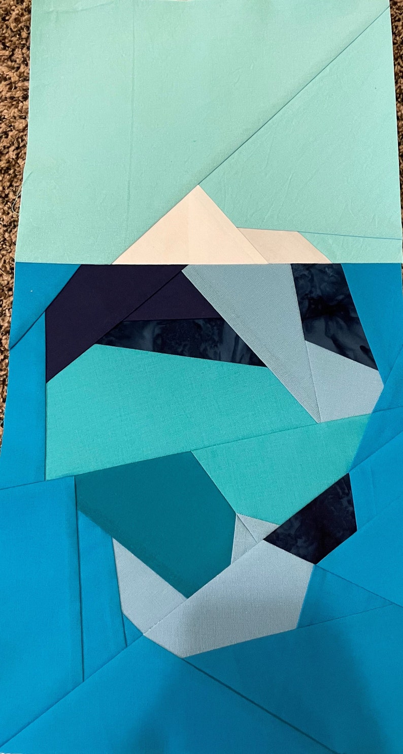 Artic FPP Pattern polar Bear and Icebergs - Etsy