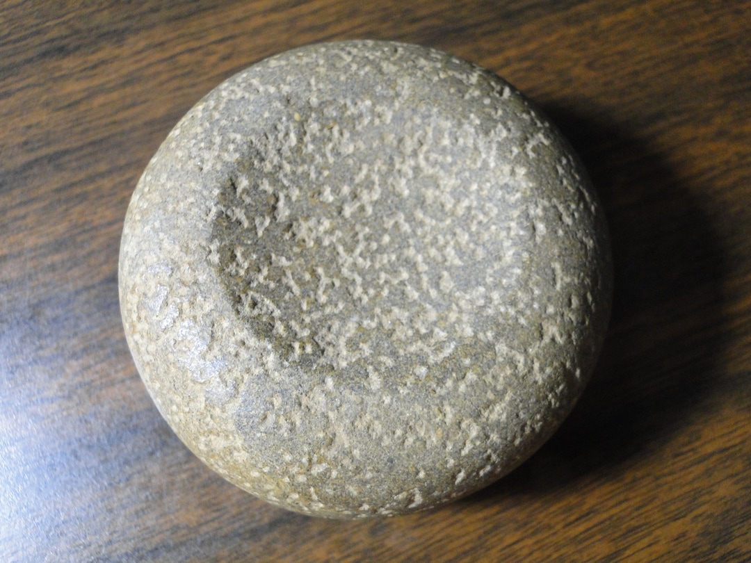 Authentic Indian Discoidal Indian Chunky Stone Game Stone 1 3/8 Thick X ...