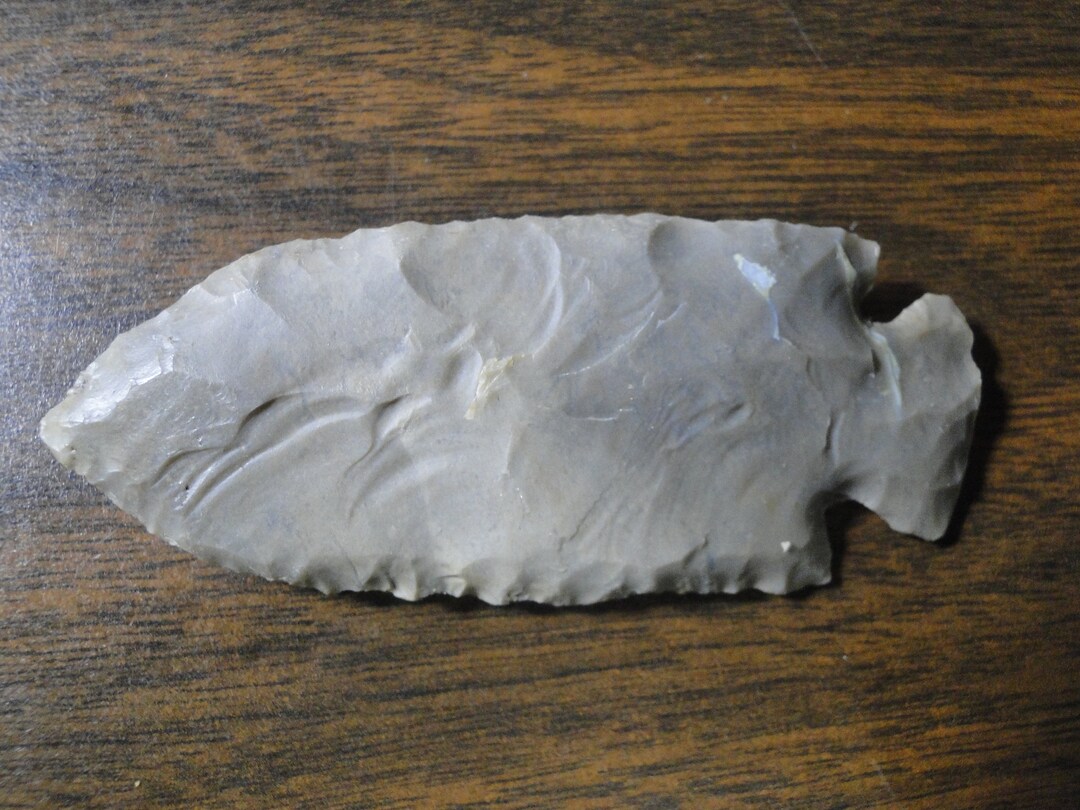 Authentic Indian Arrowhead Spear Point Artifact - 1 3/8" X 3 1/4" - Nice Point! - Etsy