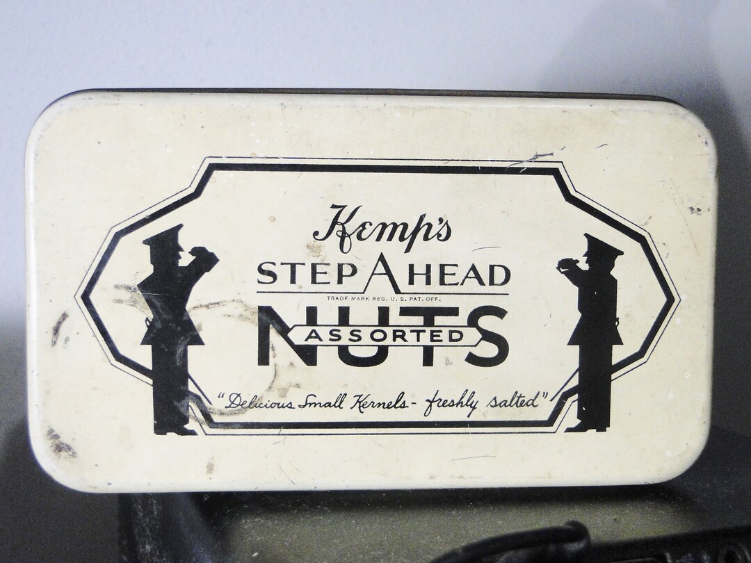 Old Kemp's Advertising Nut Tin 3 X 3 X - Etsy