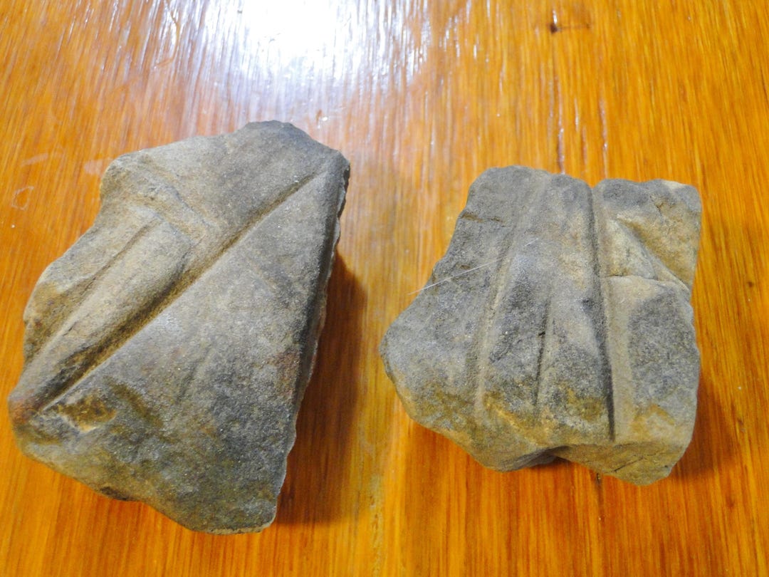 2 Authentic Indian Sandstone Abraders Sharpening Stones - Artifacts - 1 ...