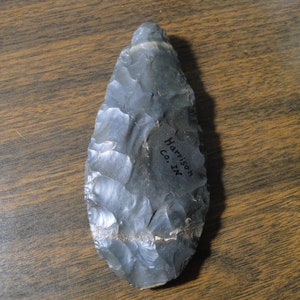 Authentic Indian Scraper Arrowhead Hoe Spear Point Artifact - 7/8" X 4 ...