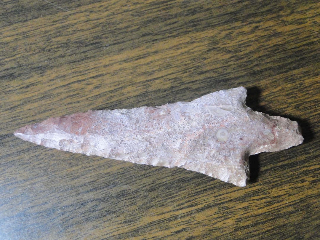 Authentic Dickson Arrowhead Point Spear Artifact - 1 1/2" X 4 1/8" - Nice Color - Super Point ...
