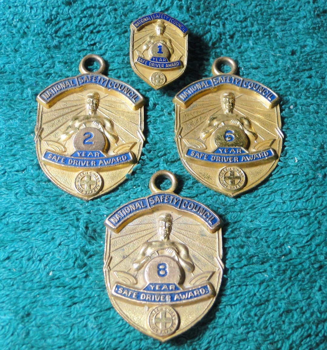 National Safe Driver Awards by the National Safety Council - Brass (3 ...