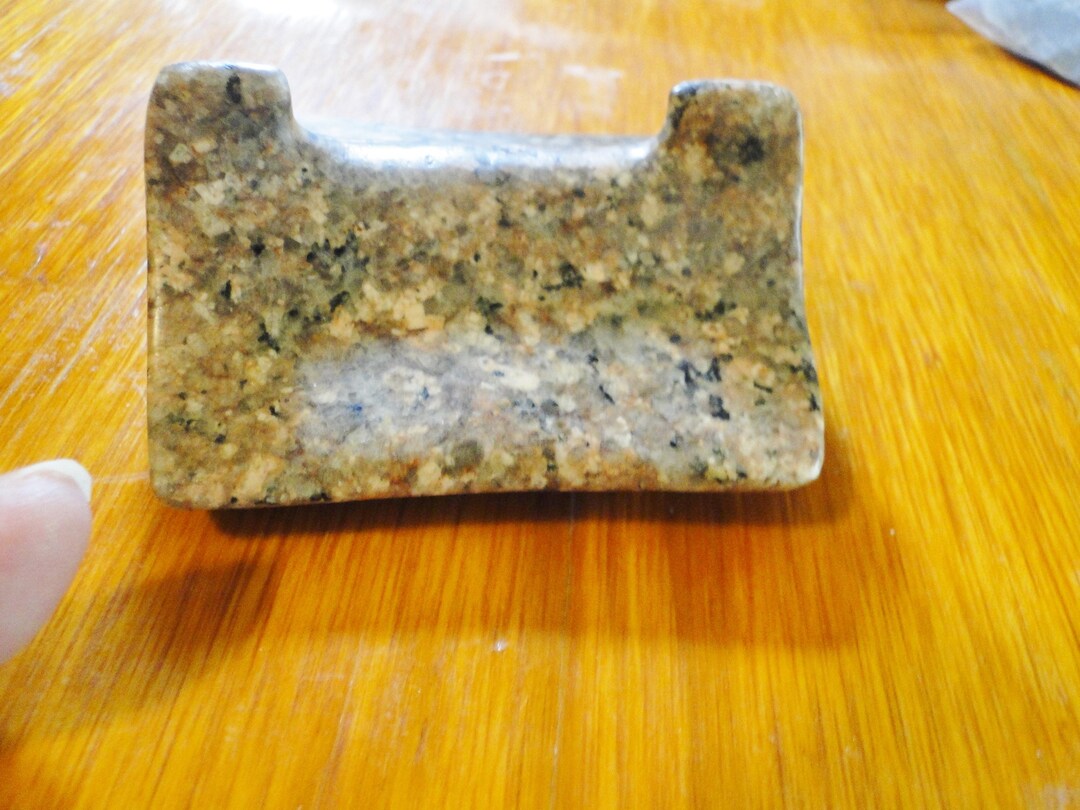 Authentic Indian Saddleback Bannerstone Artifact Arrowhead - IL ...