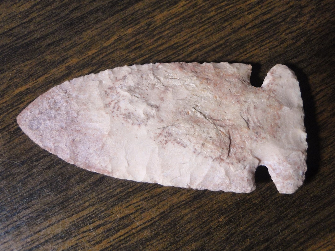 Authentic Indian Arrowhead Spear Point Artifact - 1 1/8" X 2 1/2" - Great Point! - Etsy