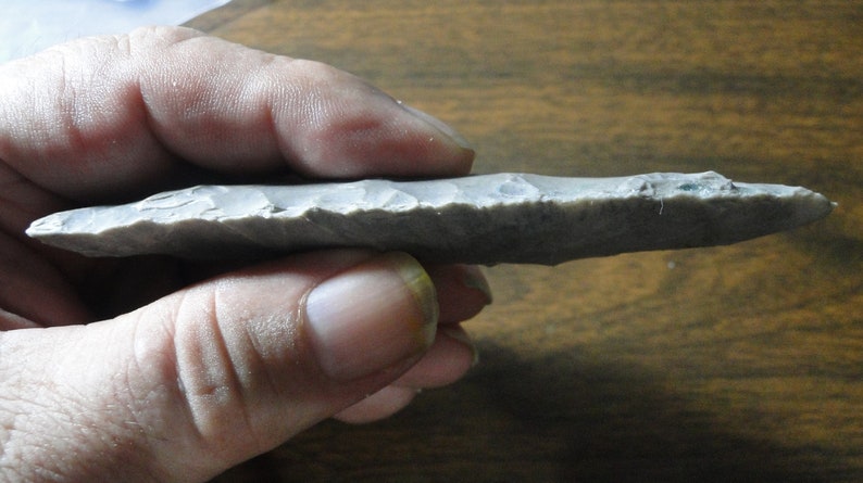 Authentic Paleo Indian Knife Scraper Arrowhead Spear Point - Etsy