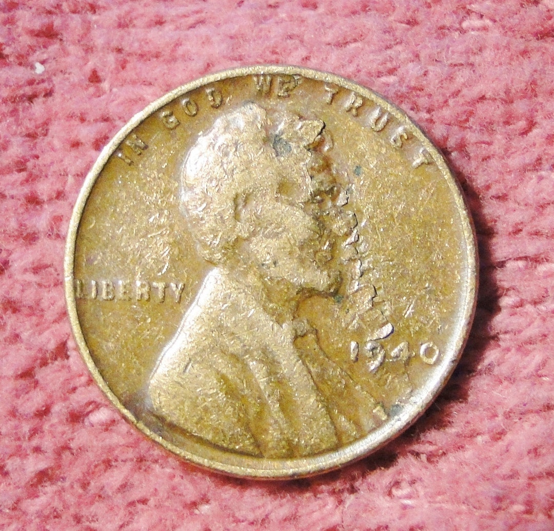 1940 Lincoln Cent Lamination Error Coin Cleaned 1072 - Etsy