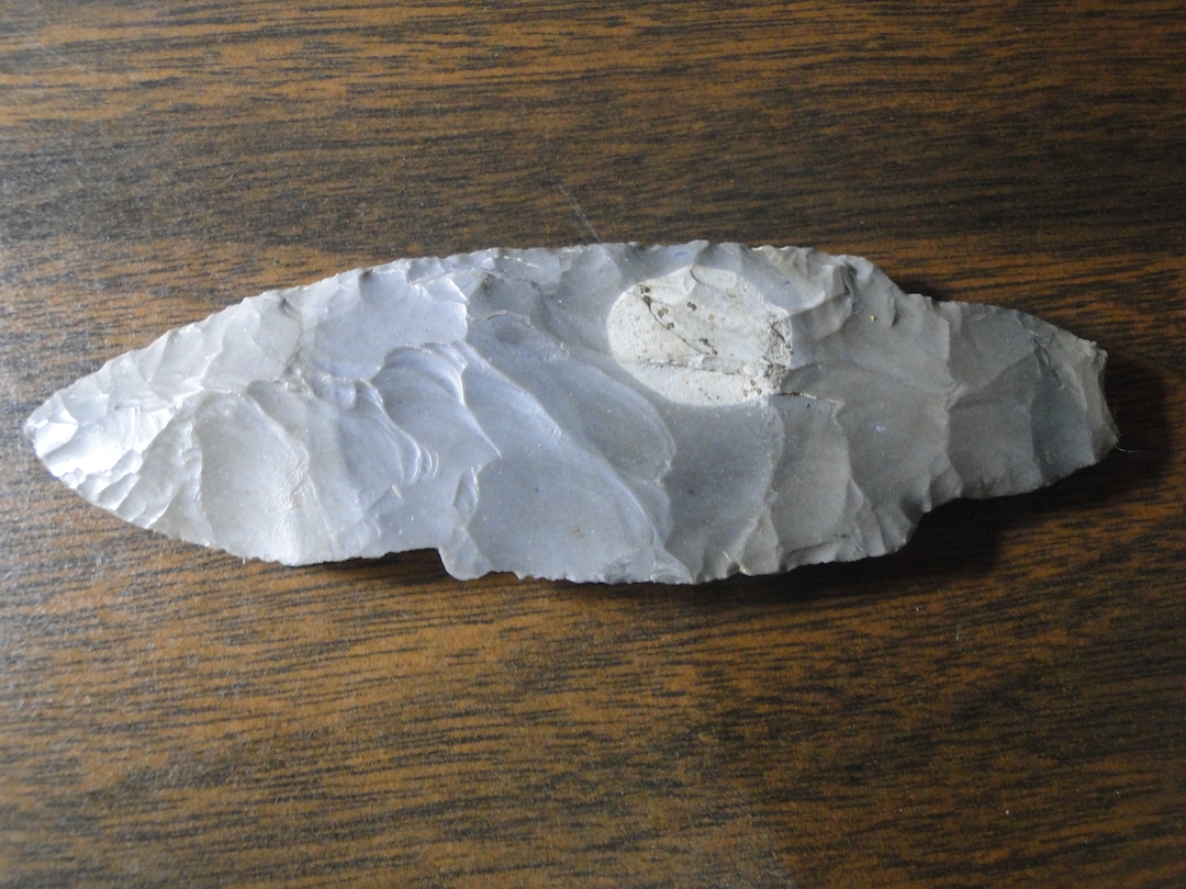 Authentic Adena Indian Arrowhead Spear Point Artifact - 1 1/4" X 4" - Very Nice! - Etsy