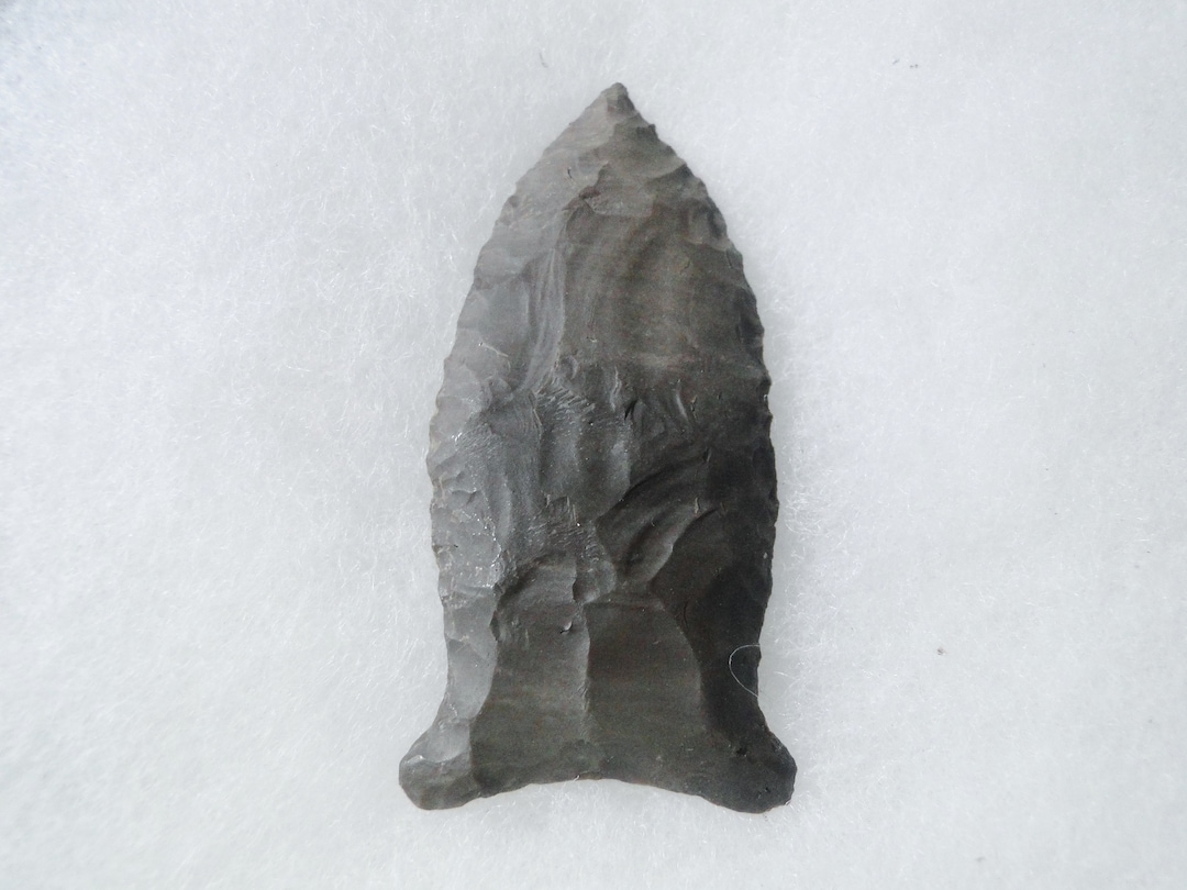 Authentic Paleo Greenbrier Indian Arrowhead Spear Point Artifact - 1 1/ ...
