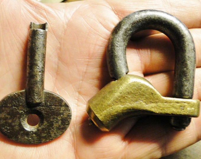 Rare Civil War Lock Civil War Limber Ammo Chest Lock W/ Key 1800's ...
