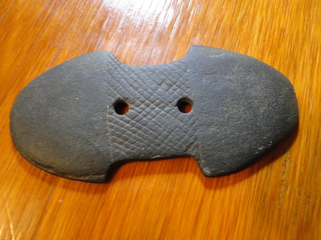 Authentic Indian Pendant Gorget Artifact Arrowhead - TENN - Drilled & Polished - Super Thin - 2 ...