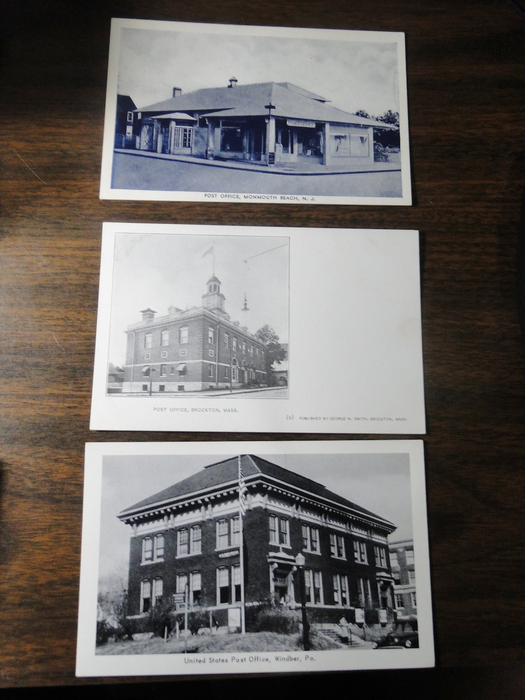 3 Early RPPC Postcards Scenes Post Offices Street View - Etsy