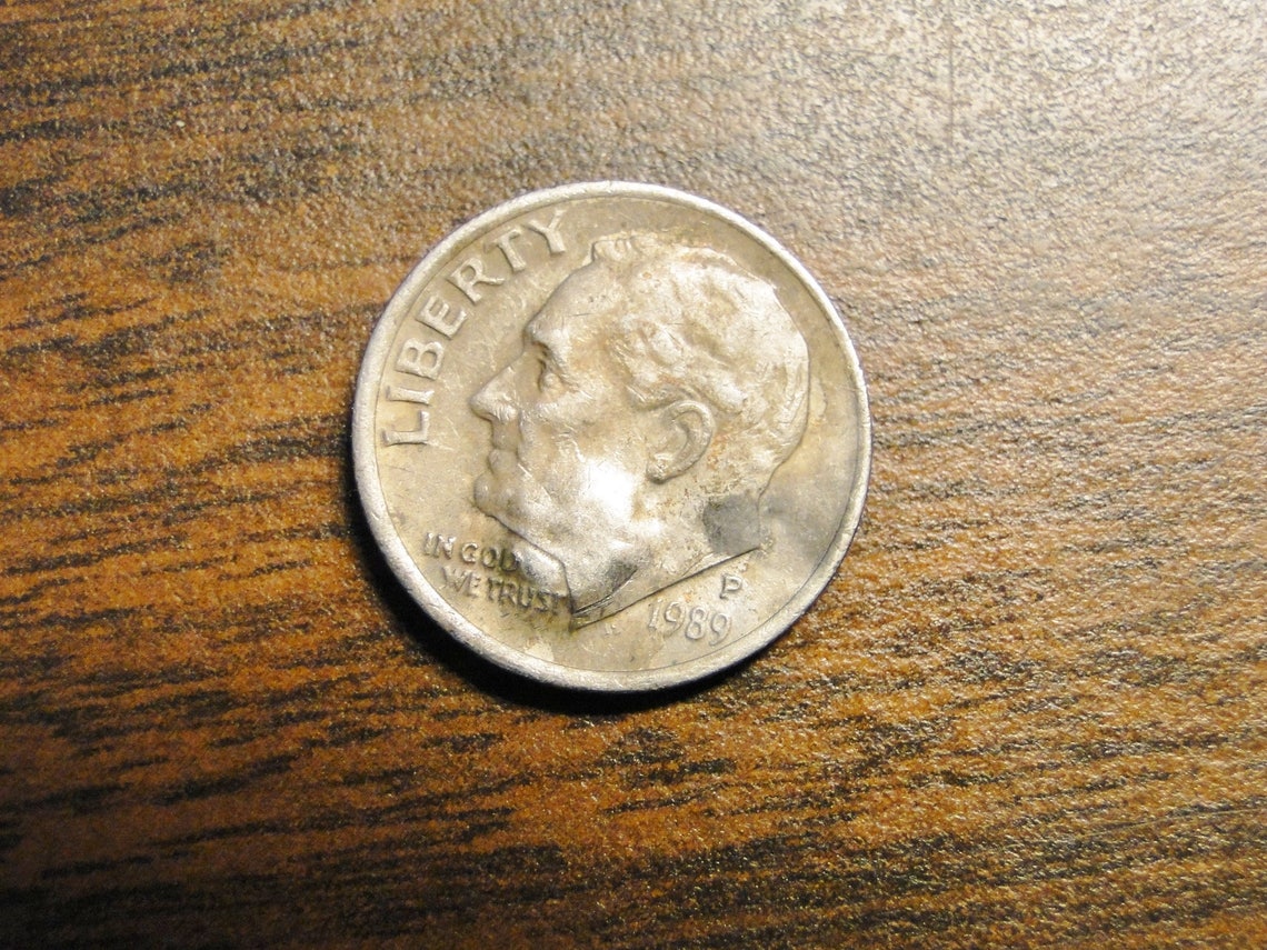 Major Cud Error Coin 1989 Roosevelt Dime Major Cud Error on - Etsy