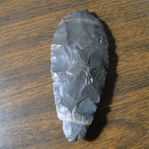 Authentic Indian Scraper Arrowhead Hoe Spear Point Artifact - 7/8" X 4 ...