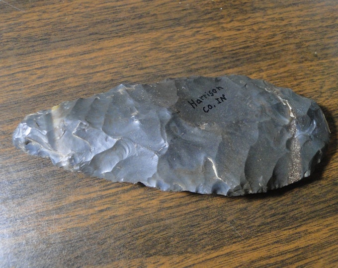 Authentic Indian Scraper Arrowhead Hoe Spear Point Artifact - 7/8" X 4 ...