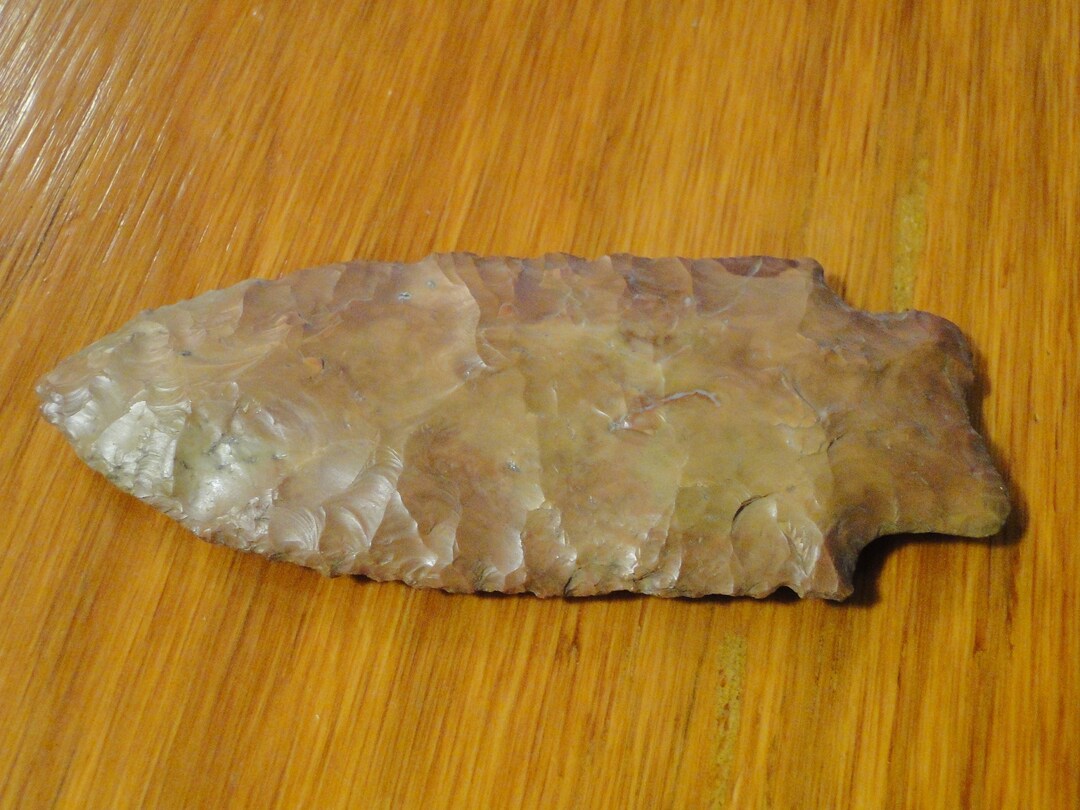 Authentic Indian Arrowhead Spear Point Artifact Ohio 2 X 4 3/4 Super ...