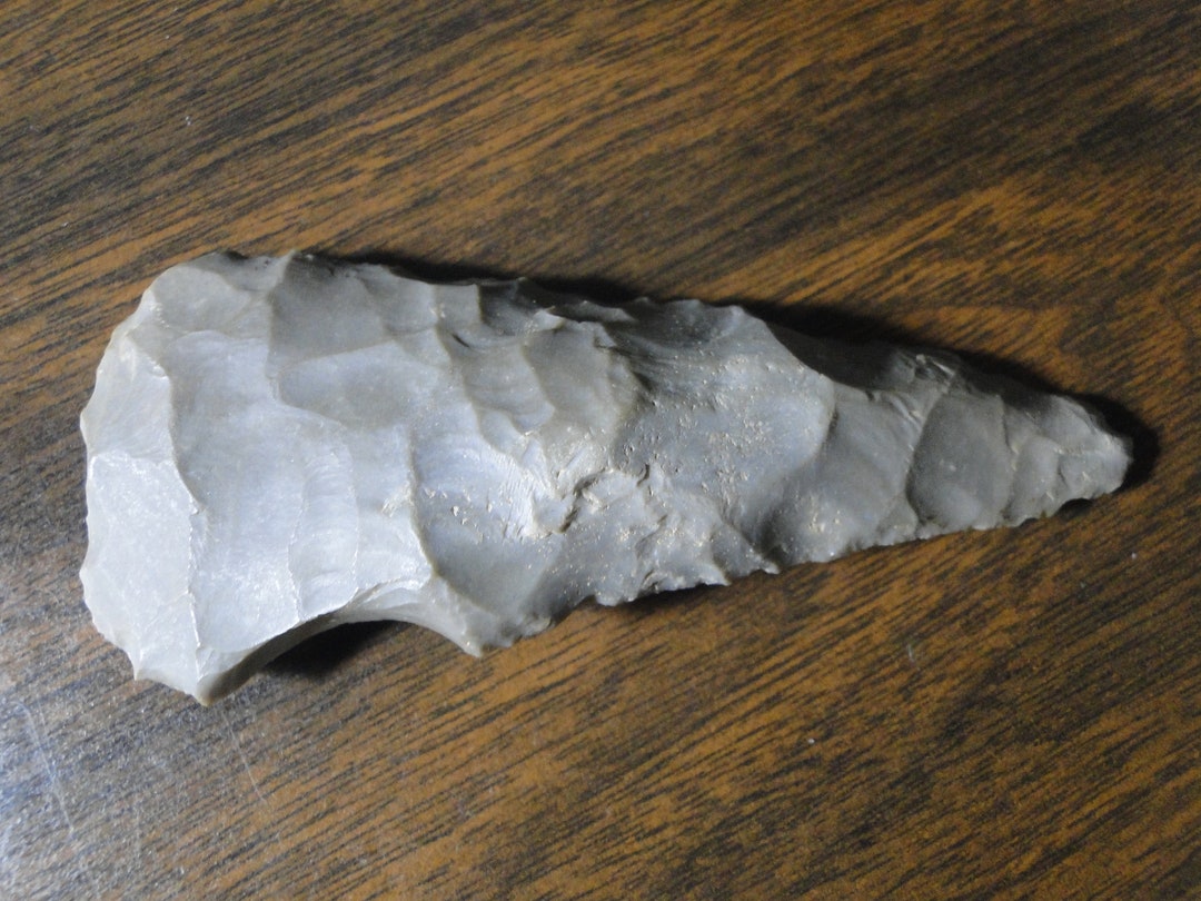 Authentic Paleo Indian Uniface Knife Scraper Arrowhead Spear Point ...