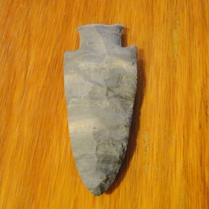 Authentic Indian Hardin Arrowhead Spear Point Artifact - 1 3/4" X 4 1/8 ...
