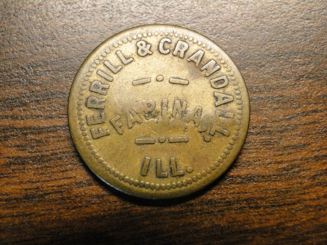 Farina IL US Trade Token 10 Cent Good for Token Farina IL Ferrill ...