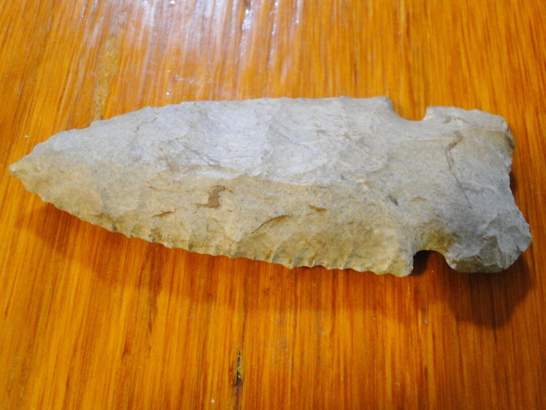 Authentic Graham Cave Indian Arrowhead Paleo Point Artifact 1 1/2 X 3 3 ...