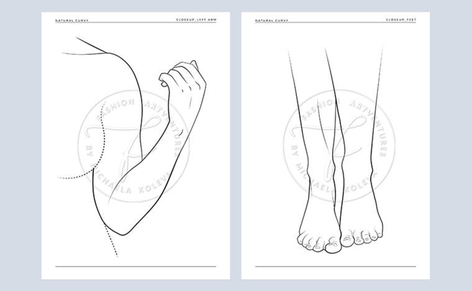 Naturally Curvy Printable | Plus Size Fashion Template,fashion ...