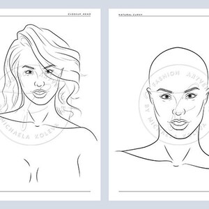 Naturally Curvy Printable | Plus Size Fashion Template,fashion ...