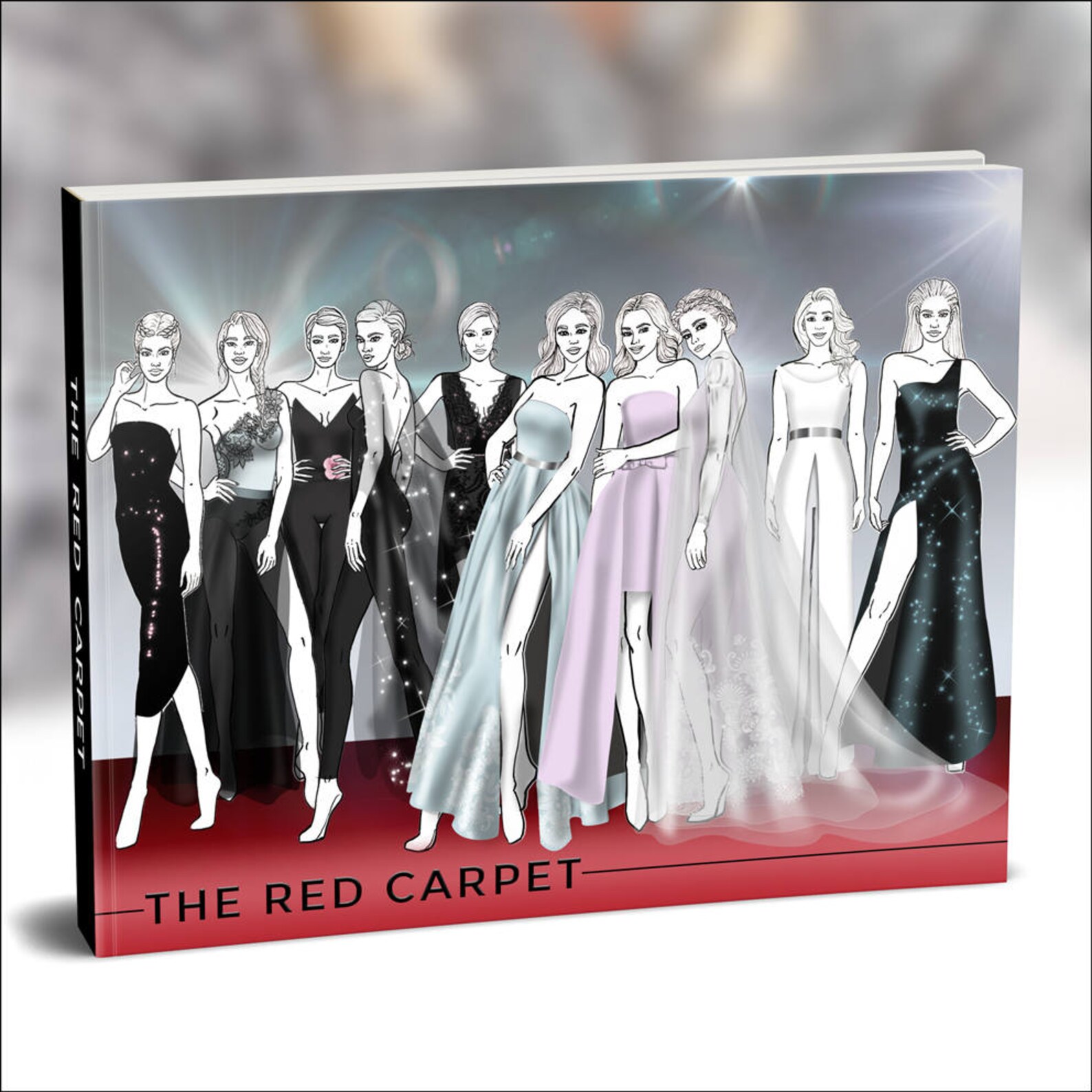The Red Carpet- Promo Set | Fashion Template, Fashion Illustration ...