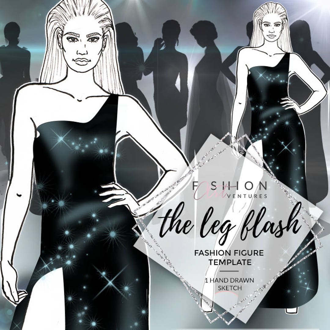 The Leg Flash | Fashion Template, Fashion Illustration, Croquis ...