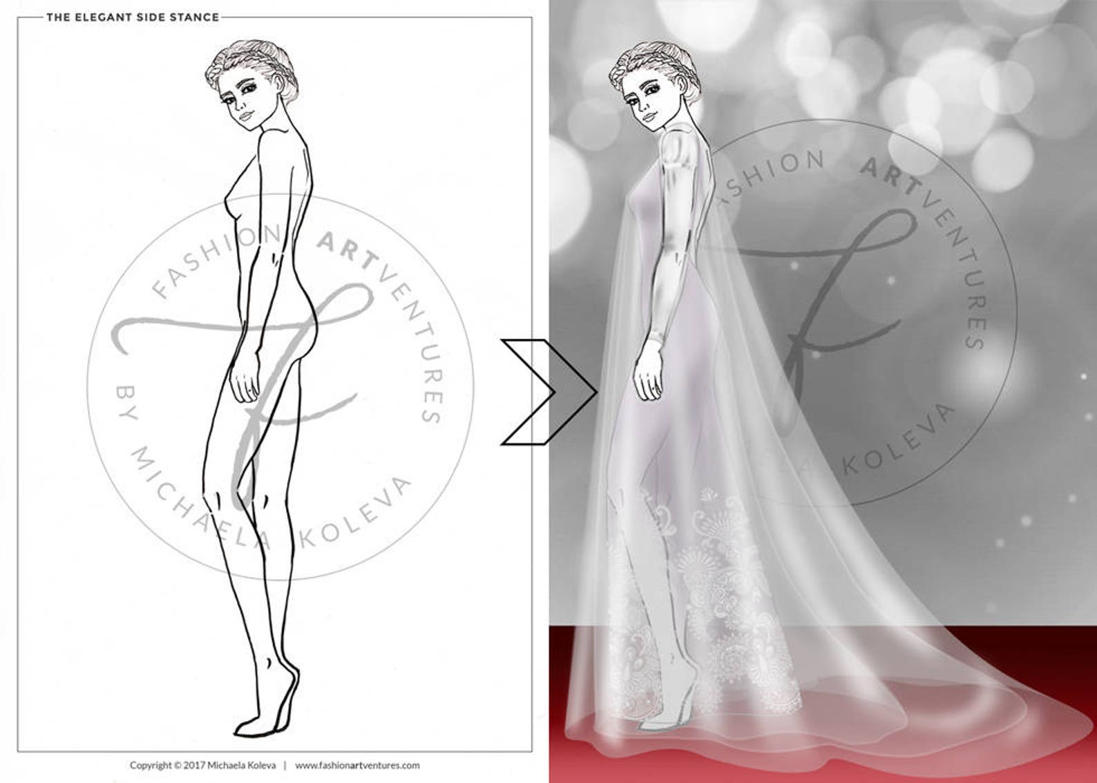 The Side Curve | Fashion Template, Fashion Illustration, Croquis ...