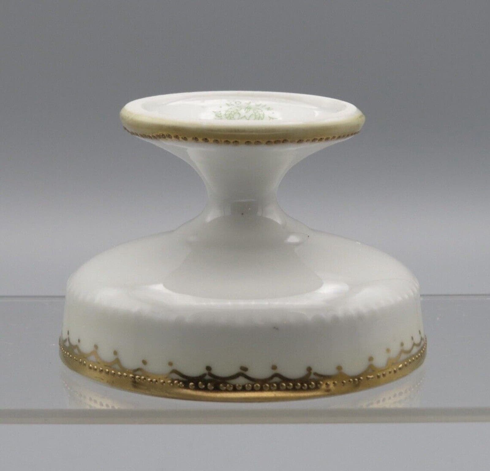 Antique Noritake Nippon Hand Painted Pedestal Master Salt Cellar Gilt ...