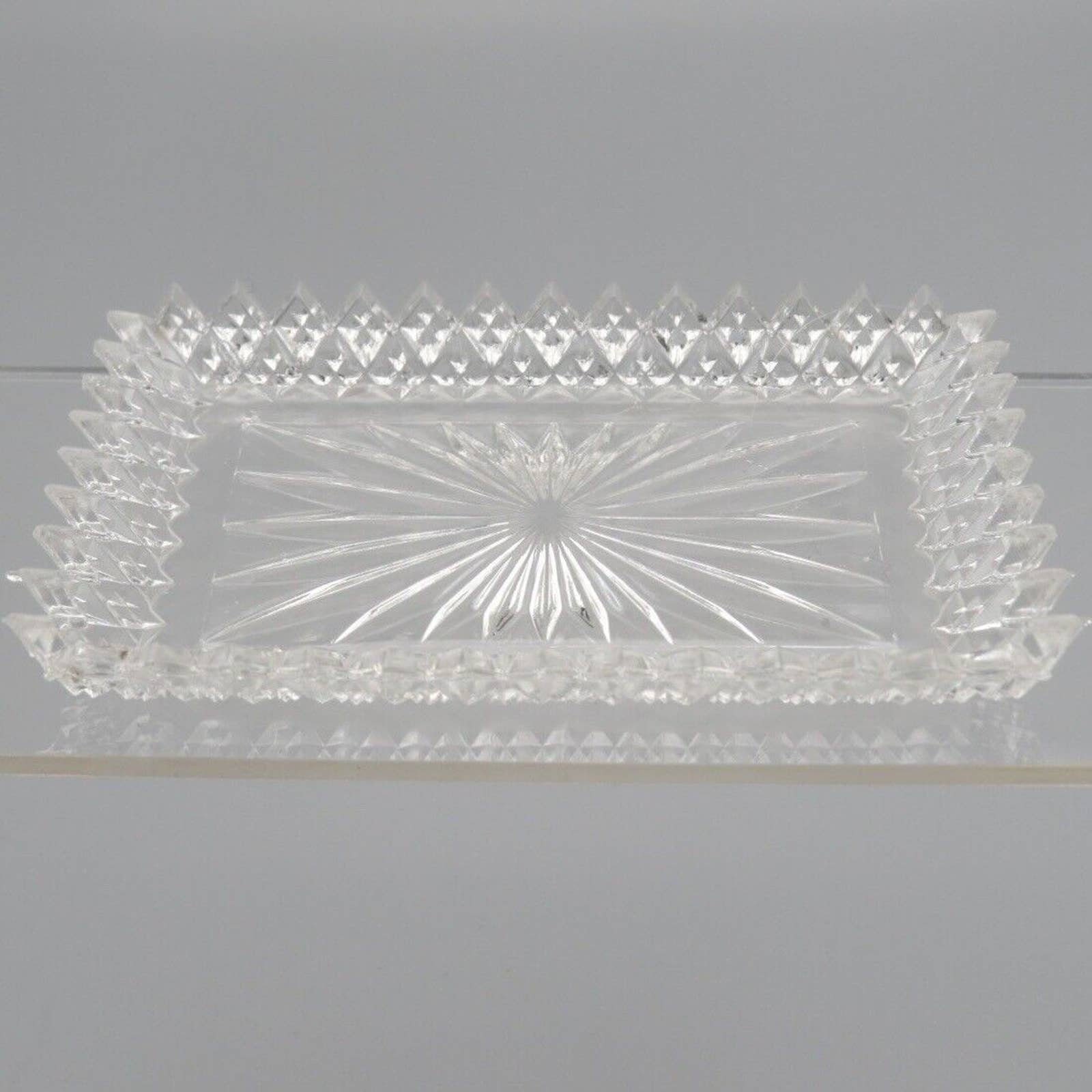 Antique EAPG and Vintage Cut Glass Small Plates Lot of 3 - Etsy