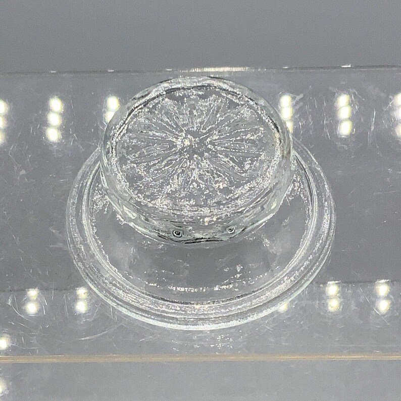 Antique Fluted Glass Salt Cellar Knobbed Collar Flower Base HJ 2616 - Etsy