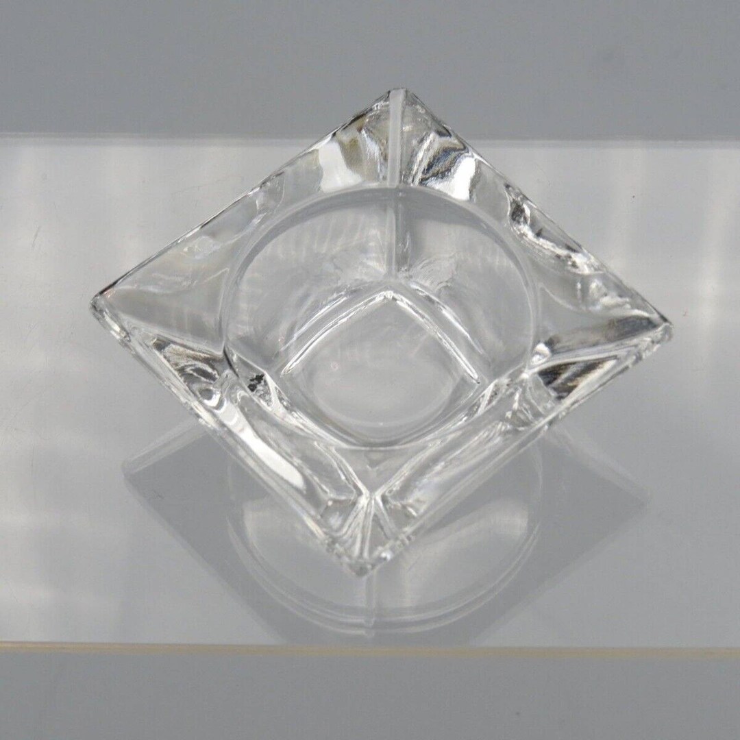 Antique 1910-20’s Duncan High Polished Crystal Square Salt Cellar Lot ...