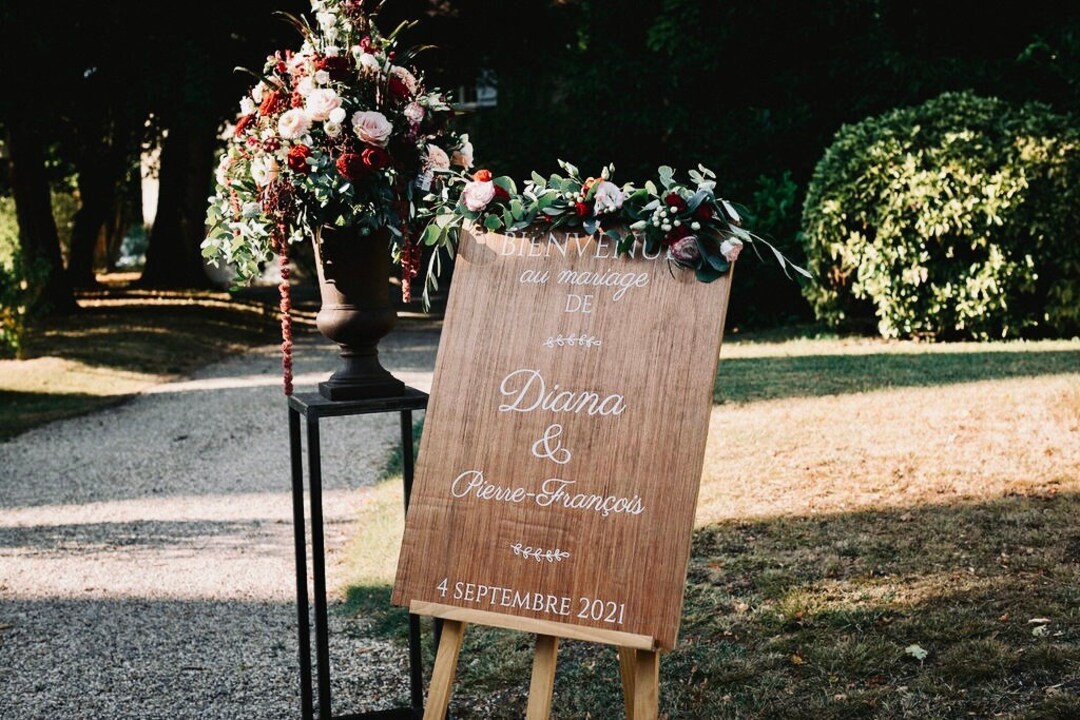 Welcome Sign Héloïse Model for Wedding Decoration - Etsy