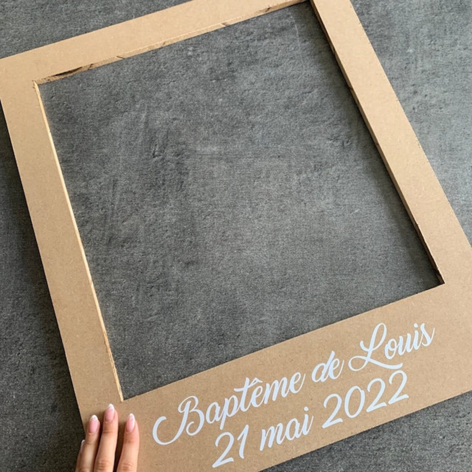 Cadre Photobooth personnalisable Brut pour mariage - Etsy France