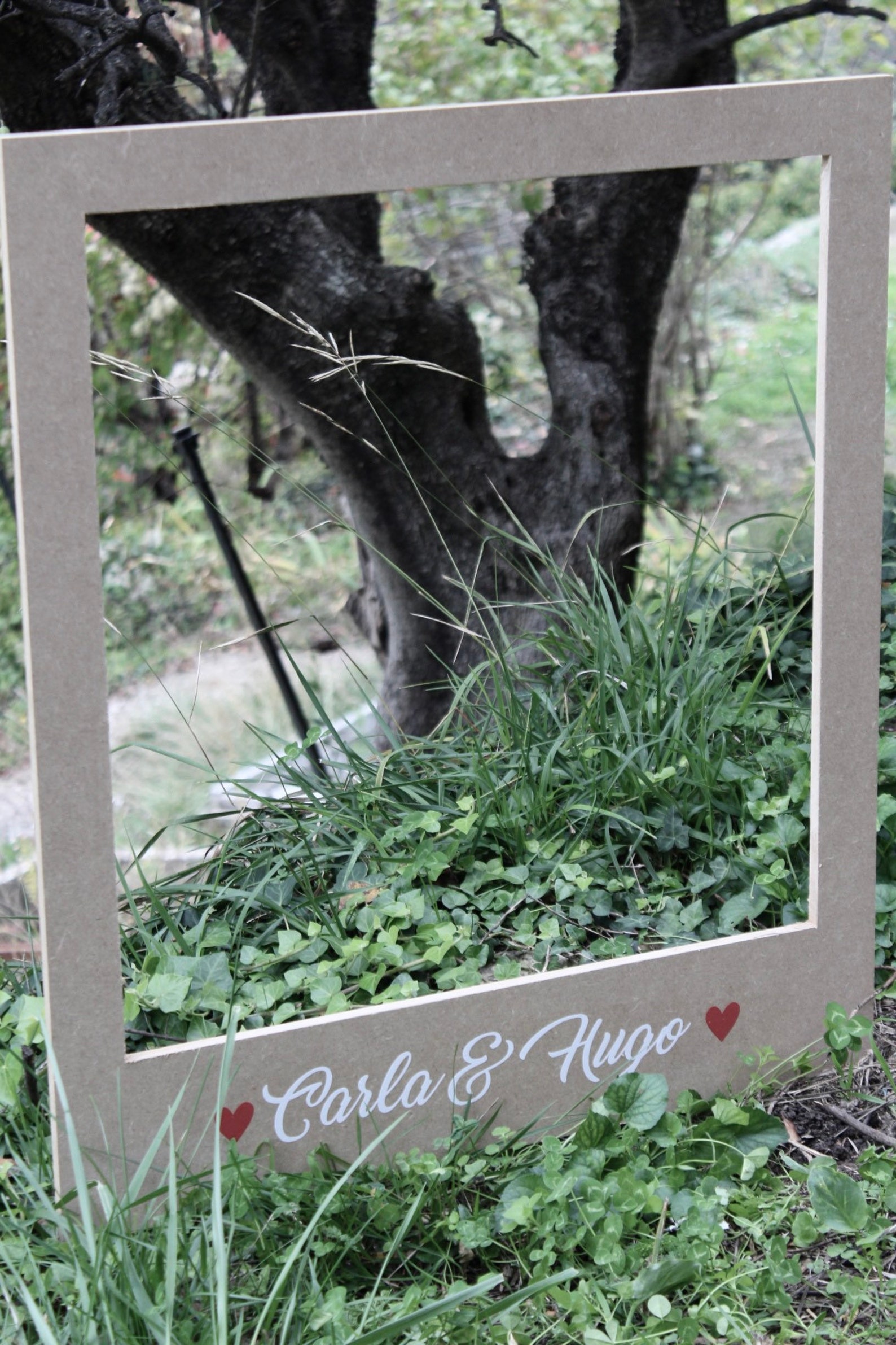 Cadre Photobooth personnalisable Brut pour mariage - Etsy France