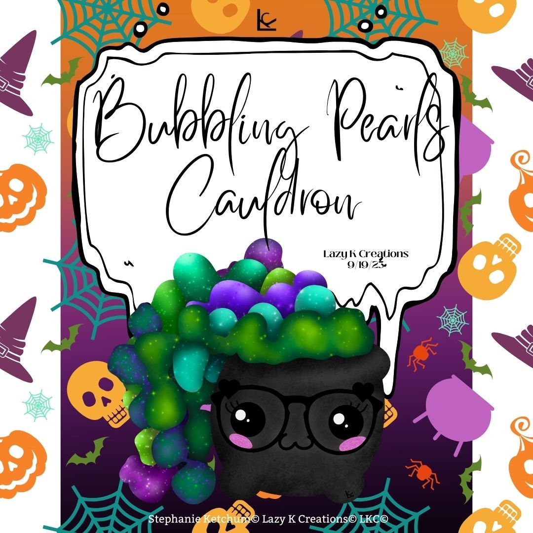 LKC Bubbling Cauldron Hanger Crochet Pattern Pdf Witchy Halloween ...