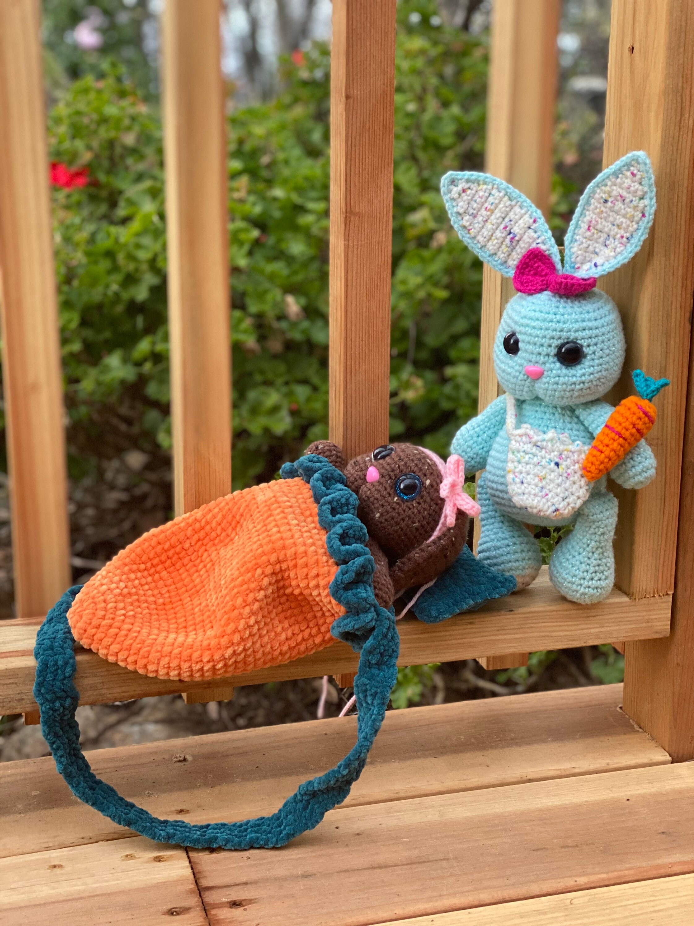 LKC Christabell & Buck Bunny bonus Pattern Carrot, Easter Stuffy ...