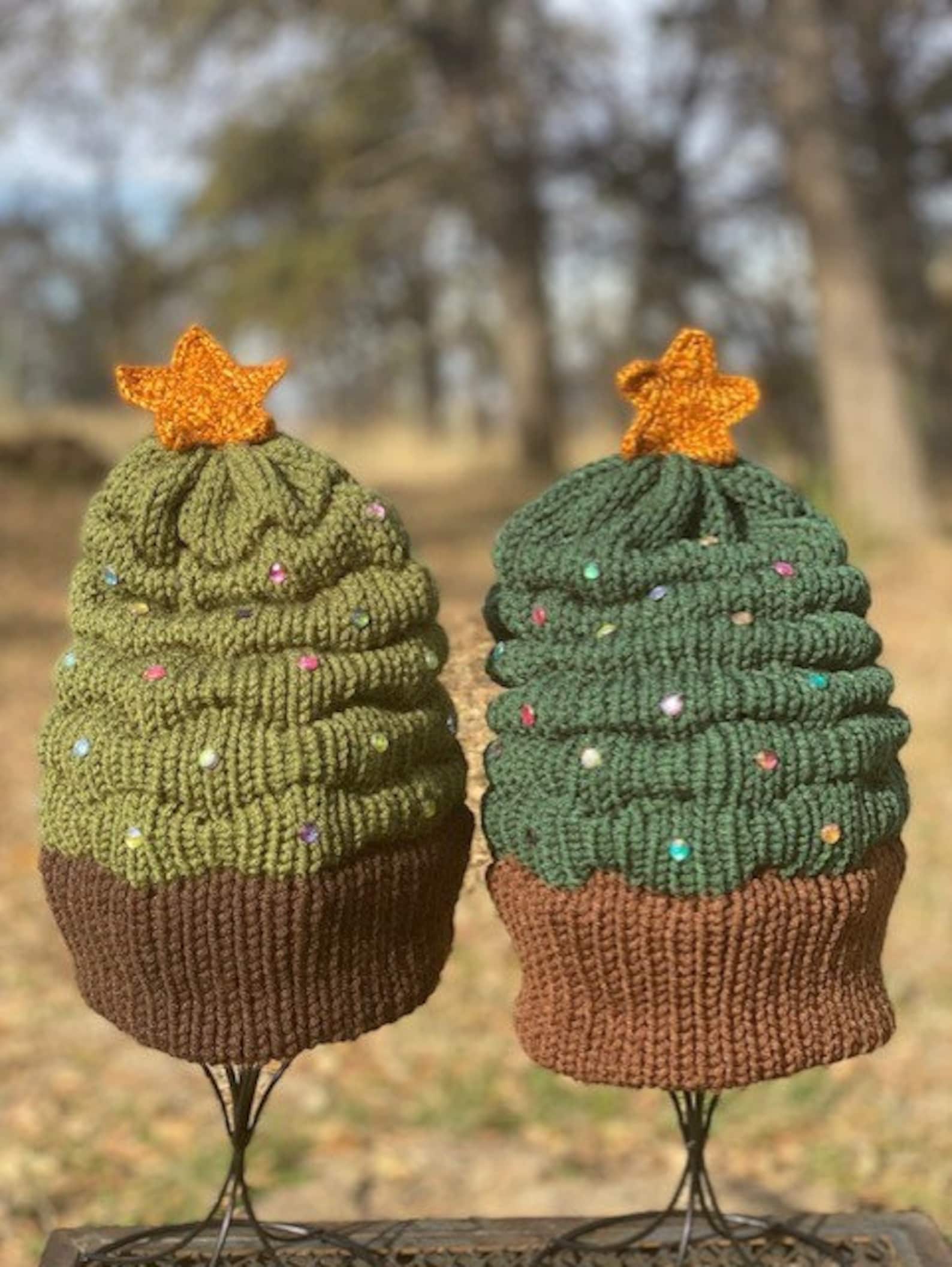 LKC Christmas Tree Hat PDF Digital File Pattern Circular Knitting ...